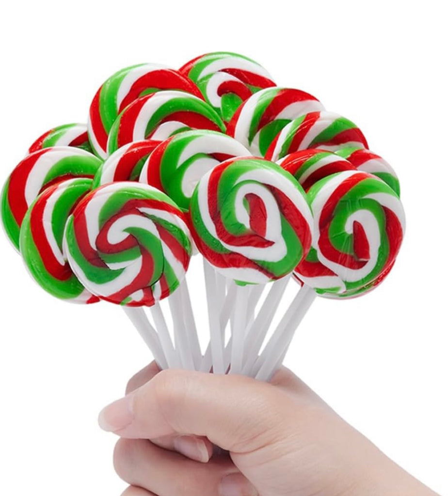 Branded Swirl Lollipops with Personalized Custom Logo Labels (100 Loll ...