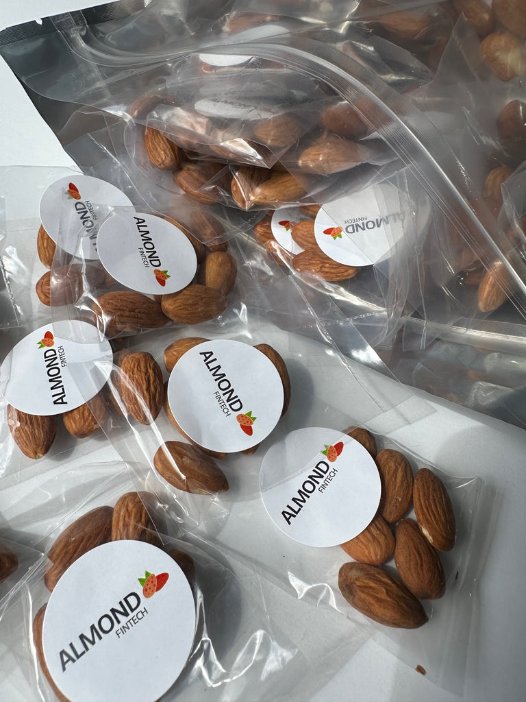 Branded Nut Bags with Personalized Labels (Almonds, Peanuts, Walnuts o ...