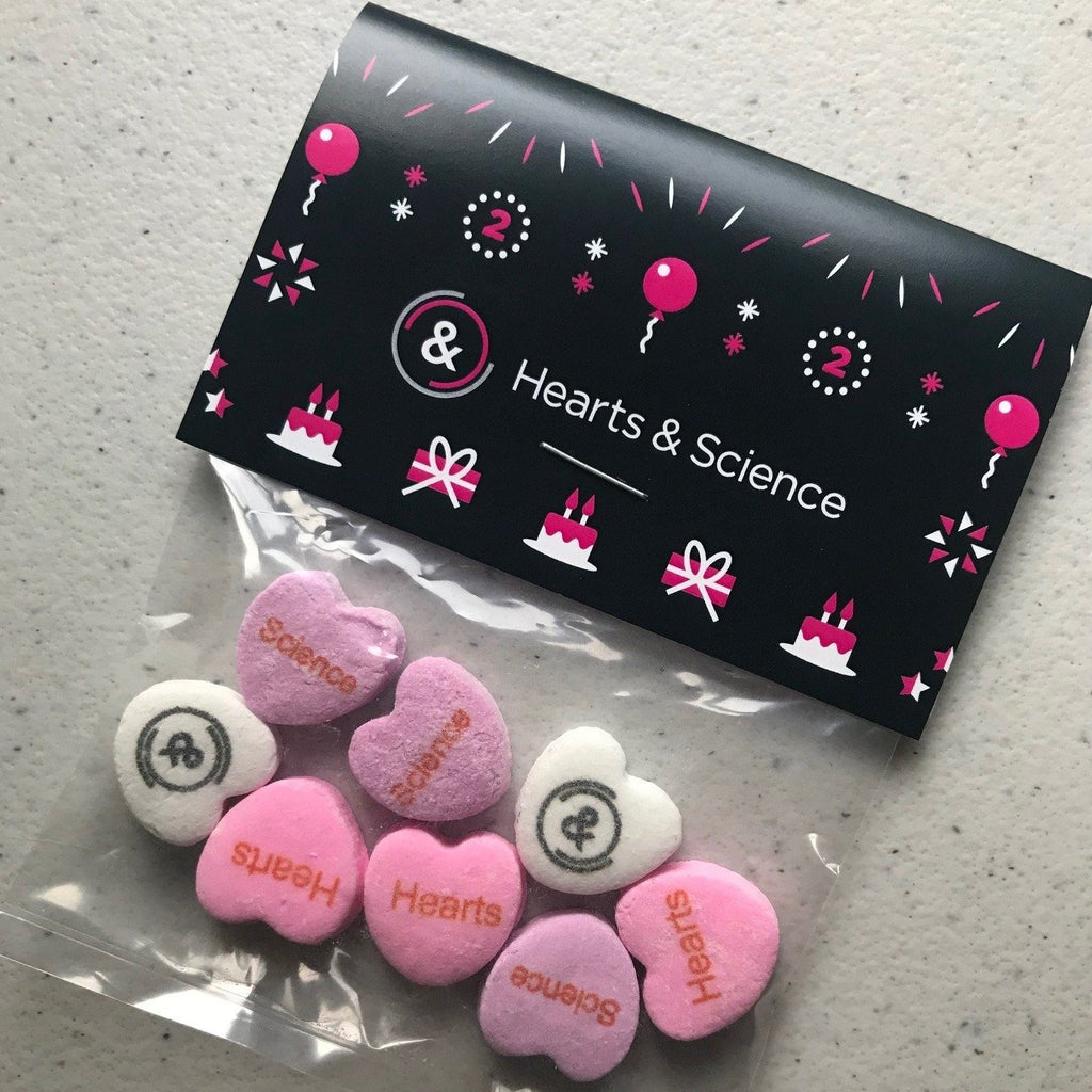 Personalized Candy Hearts Header Bags - 8 Candies Per Bag – MyCustomCandy