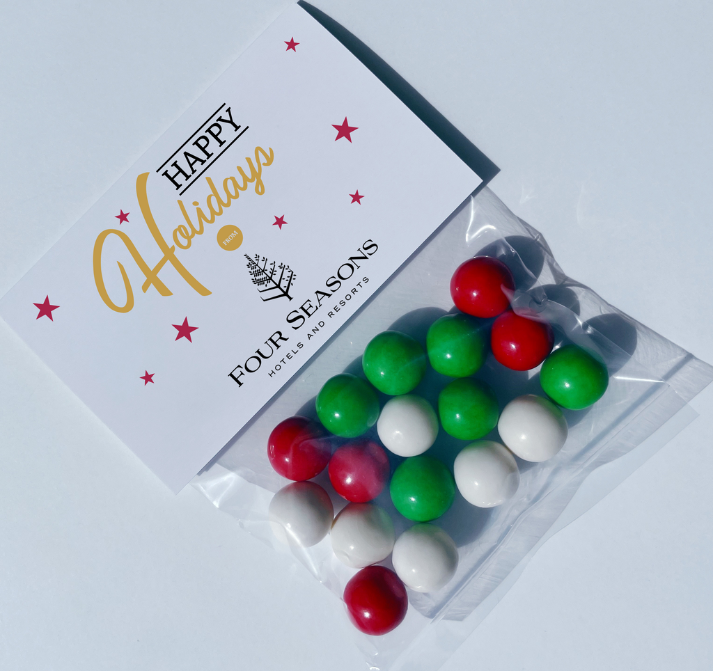 Branded Holiday/Christmas Candy Bags with Personalized Packaging ...